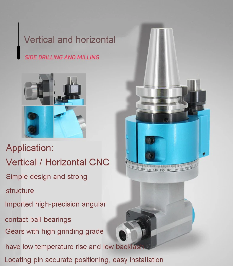 90 Degree CNC Angle Head - Precision Milling Solutions