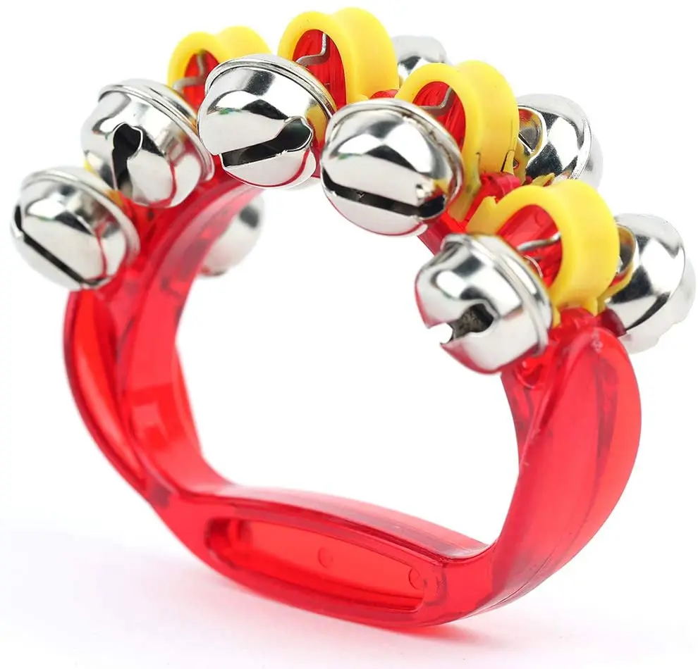 Wrist Bells Percussion - Handheld Jingle Bells Instrument