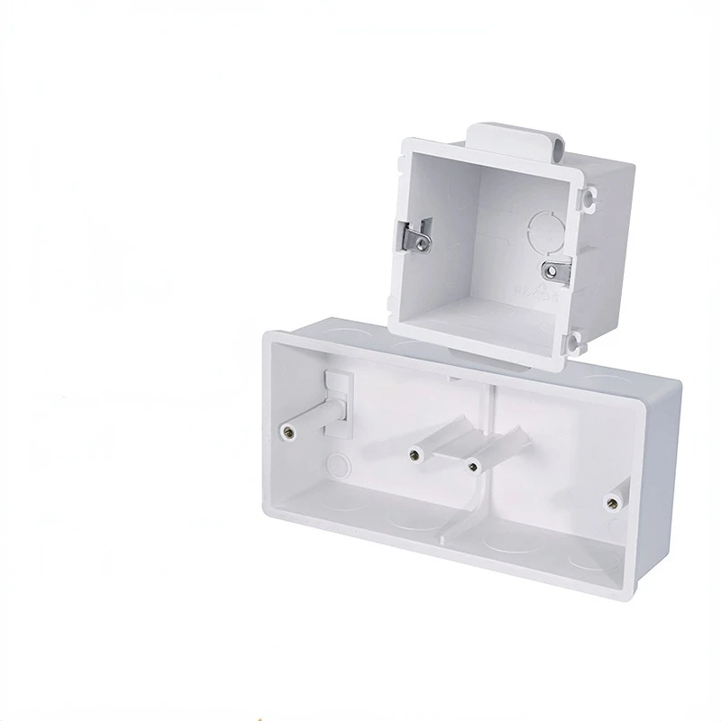 Surface Mount PVC Junction Box - Fireproof Electrical Switch Box