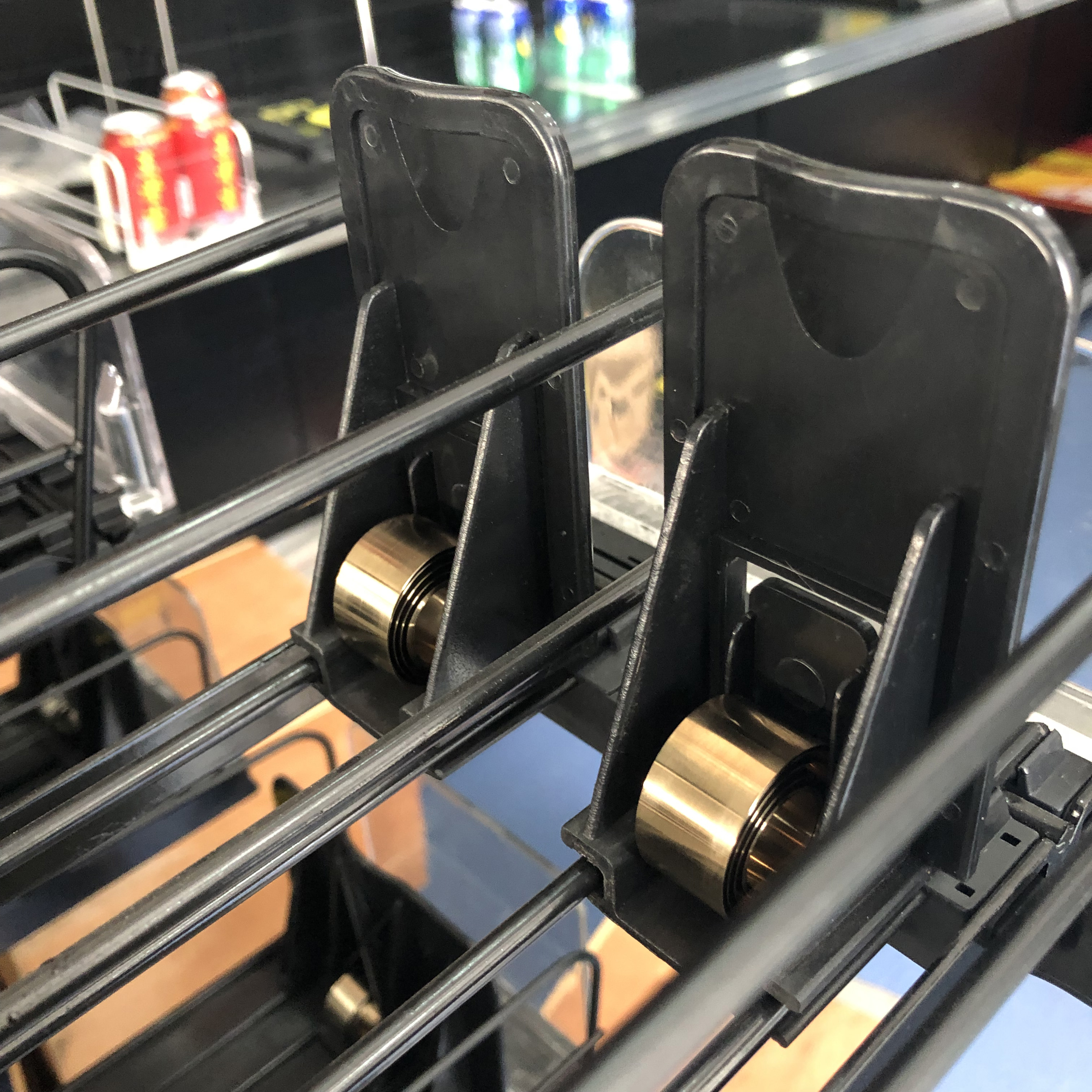 Supermarket Retail Magnetic Metal Shelf Spring Loaded Pusher System ...