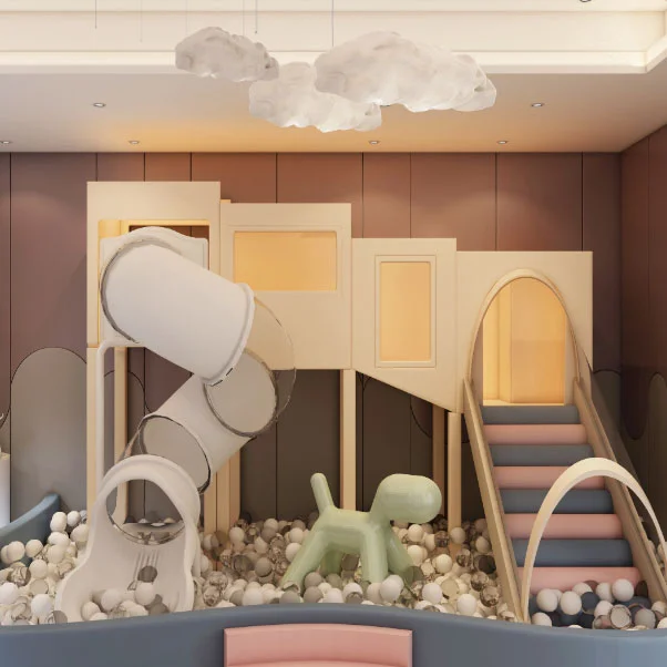 Moetry Quality Soft Play Indoor Playground Ball Pit With Slide For ...