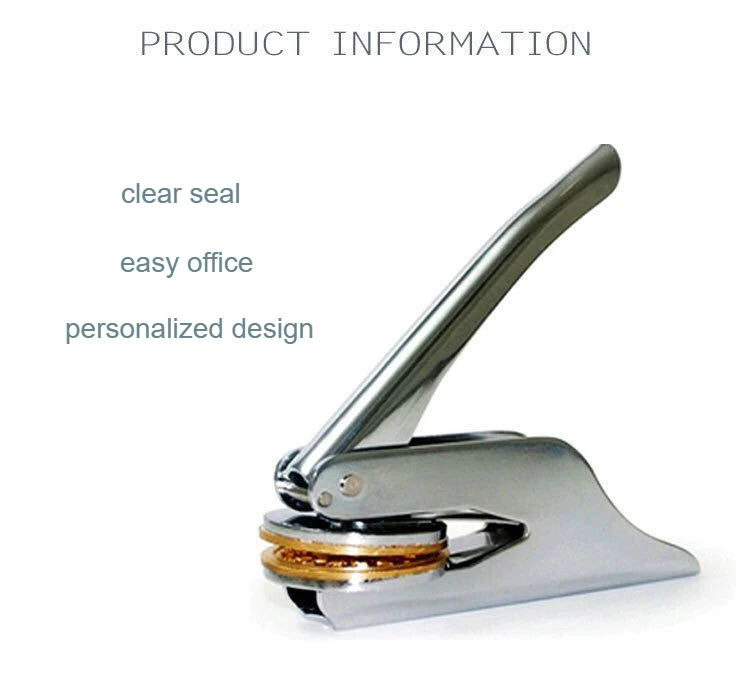 Personalized Custom LOGO Embossing Seal Stamp - Office Use