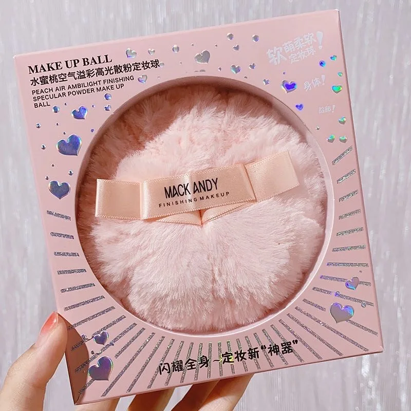 Mack Andy Pink Peach Highlight Ball - Loose Powder Glitter