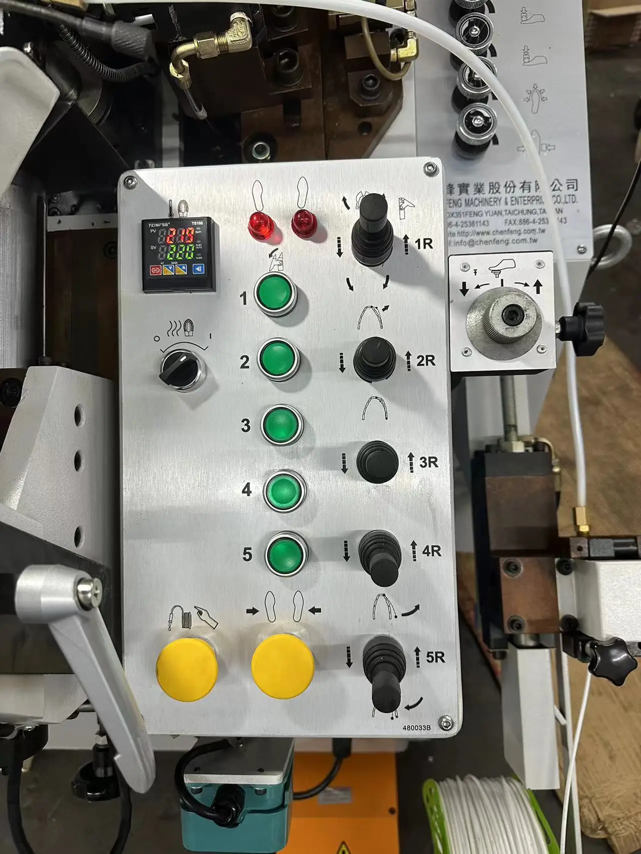 9 Pincer Hydraulic Shoe Last Making Machine CF-747