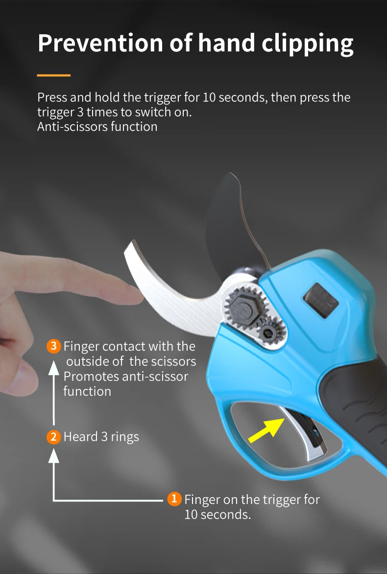 Professional Premium Titanium Bypass Pruning Shears (gpps-1003) Hand ...