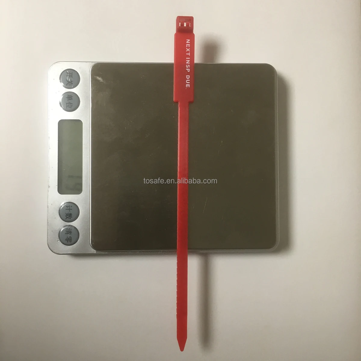 Customized 175 Mm Quarterly Inspection Rig Tag Cable Tie