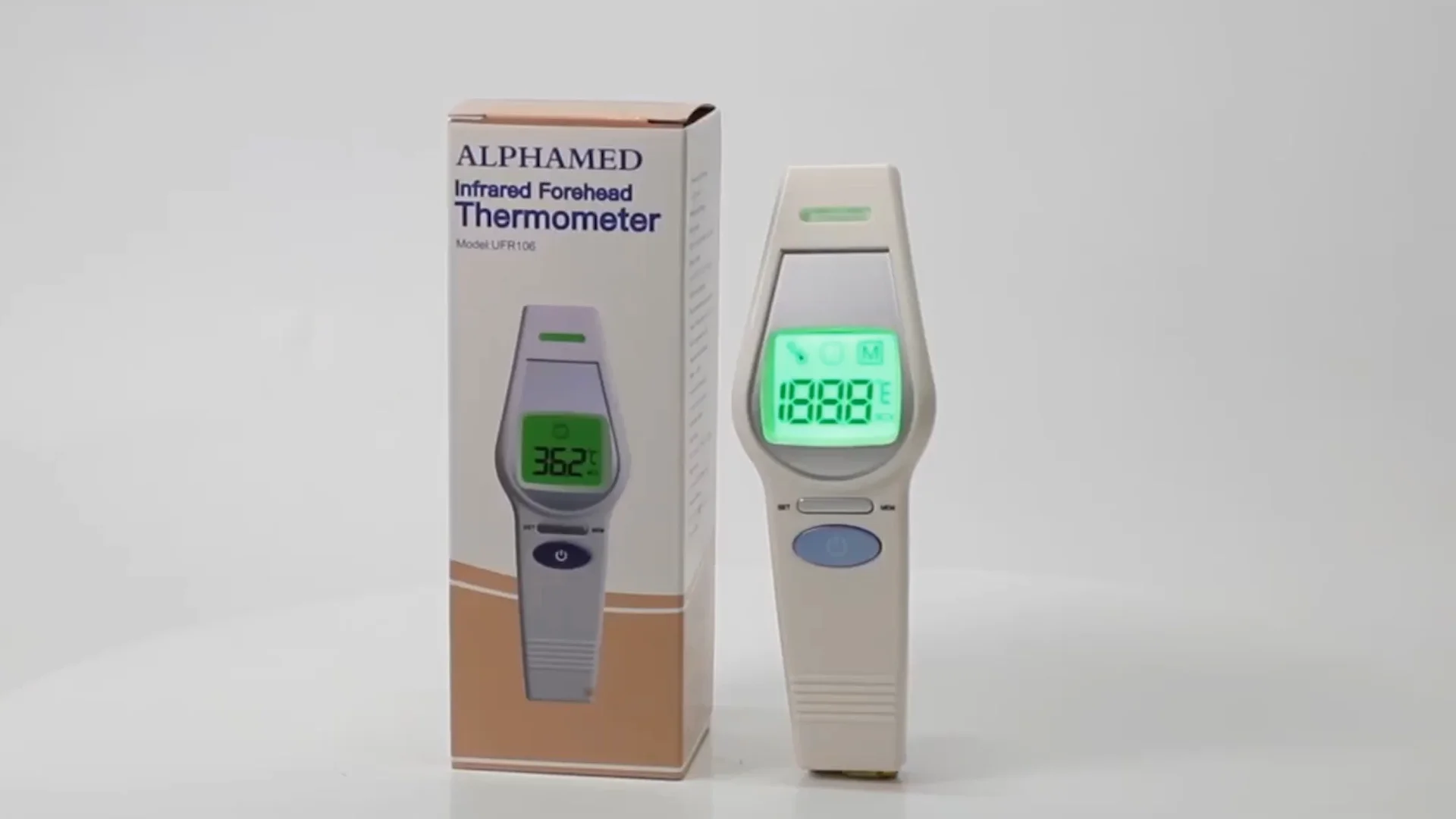 Body Temperature Gun Fever Measure Meter Baby Thermometer Forehead Non ...