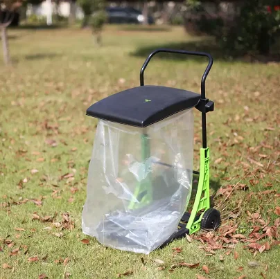 Standing Structure Canvas Tool Cart PP Material Folding Garden Leaf Bag ...