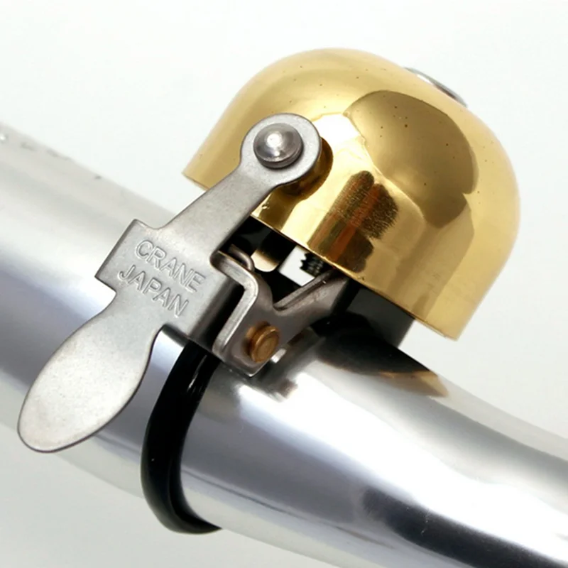Crane E-ne Bell Co Japanese Unique Chrome Plated Bicycle Small Brass ...