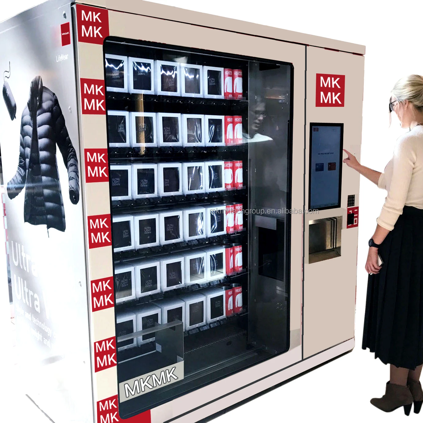 Makmik Vending Machines - Intelligent Touch Screen T-Shirt Vending