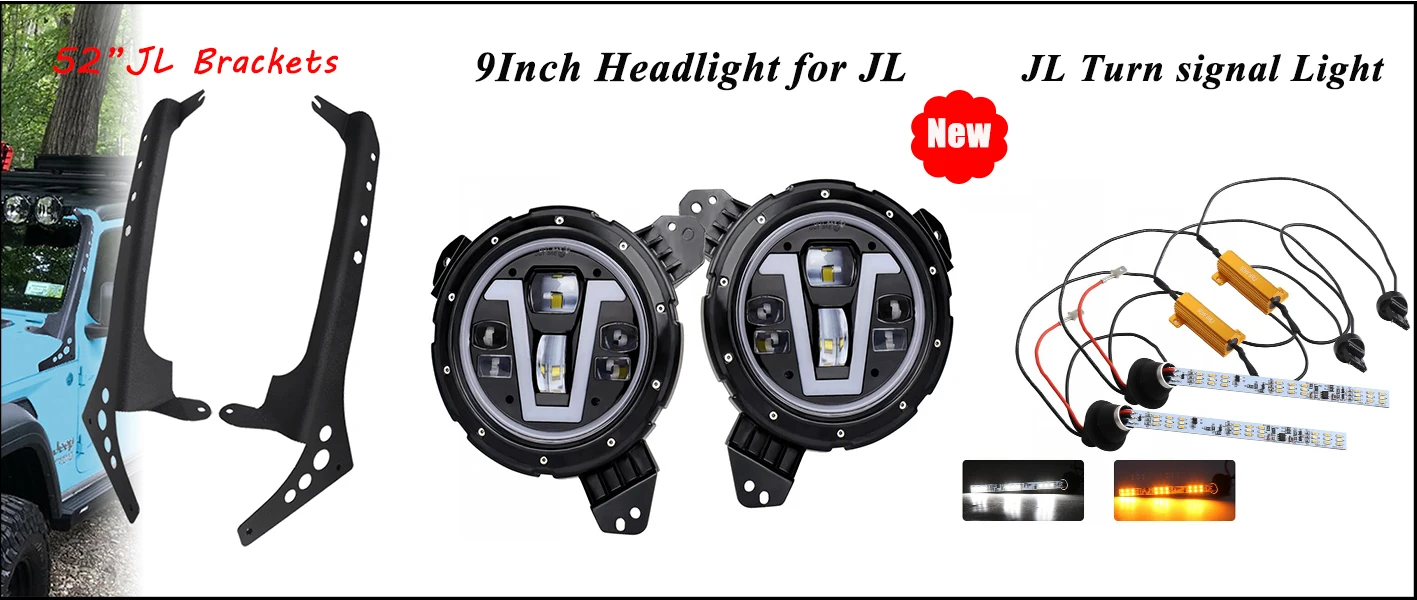 Ovovs Newest Jl Amber Turn Signal White Drl 12v Led Turn Signal Light ...