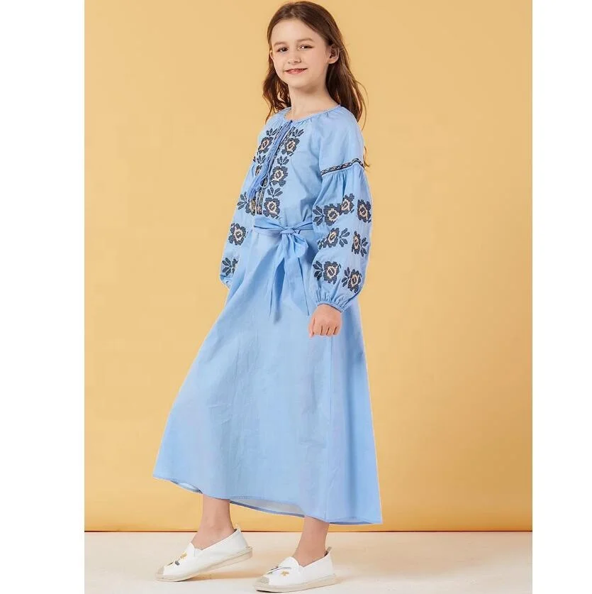 Islamic Muslim Children Clothes Kids Abaya Wholesale Dubai Saudi Arabia ...