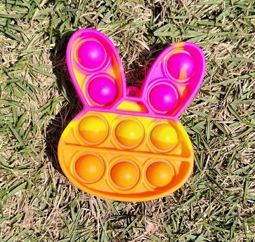 Wholesale Cute Silicone Pack Bunny Egg Sensory Mini Push Pop Easter ...