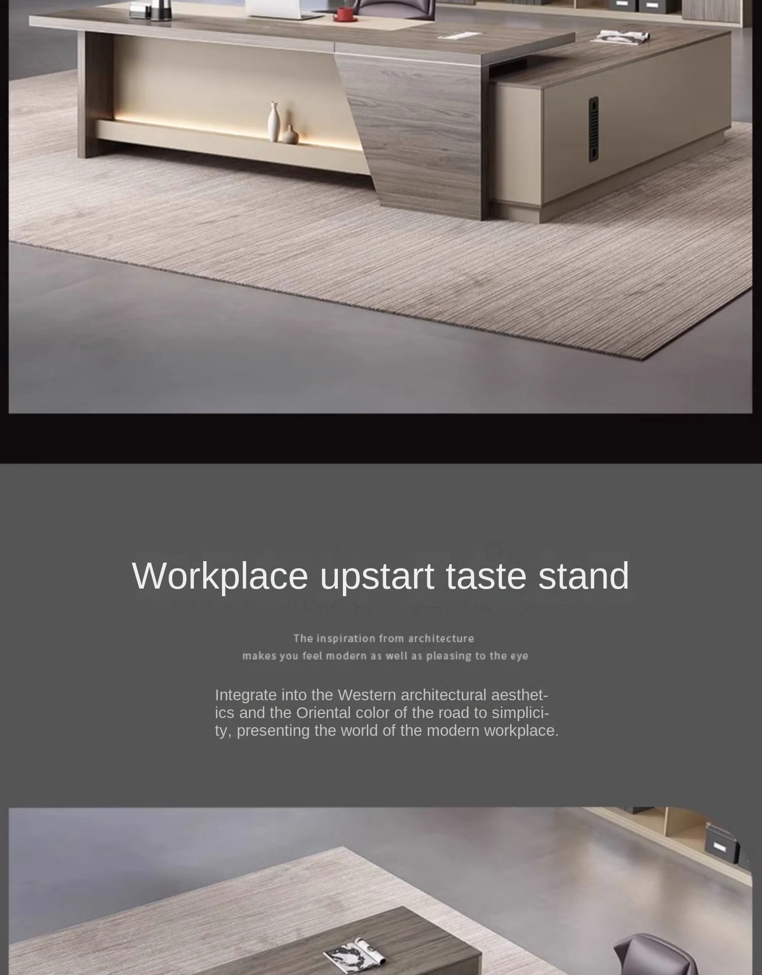 Computer Counter L Shape Table Ceo Office Furniture Desktop Computer ...