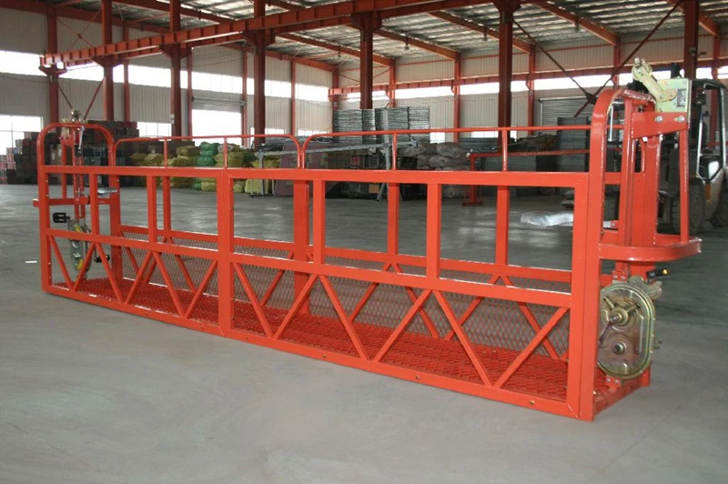 Aluminum Steel Electric Suspended Working Platform Gondola Systems ...