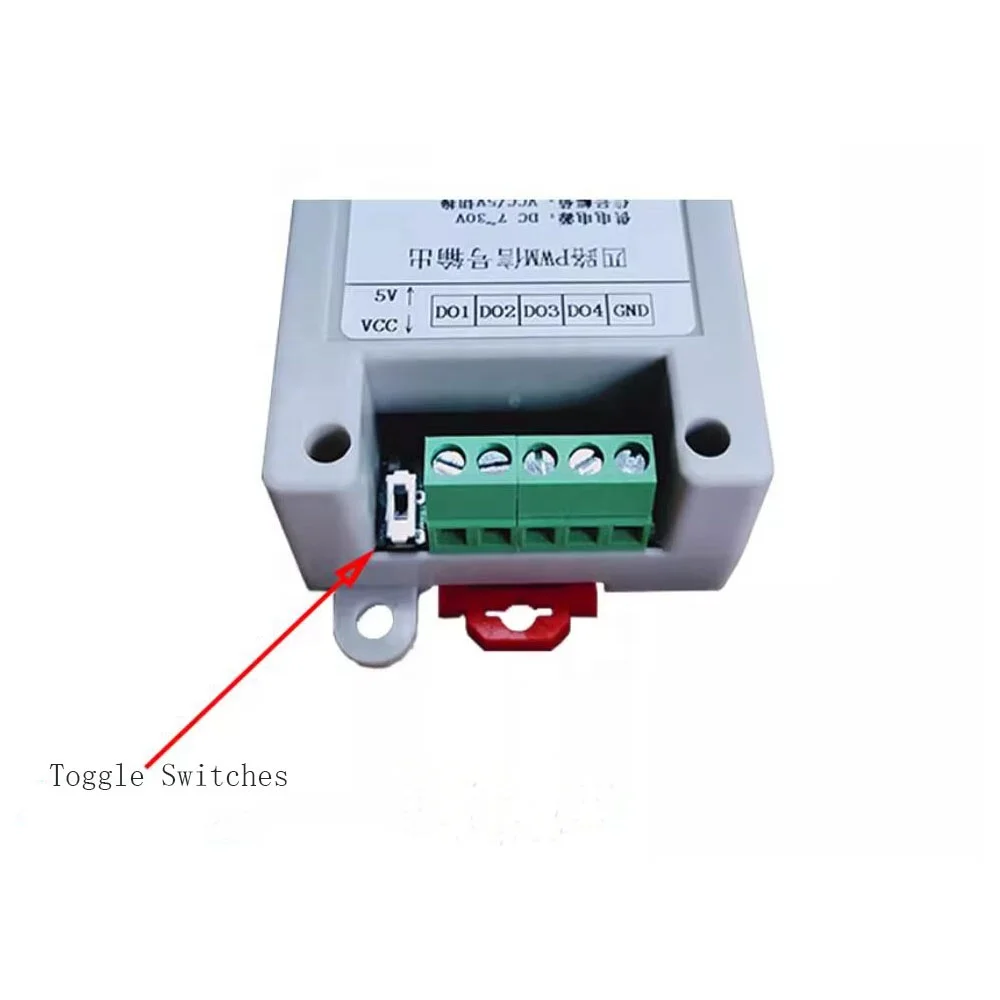 Taidacent RS485 Modbus RTU to 4CH PWM Frequency Converter