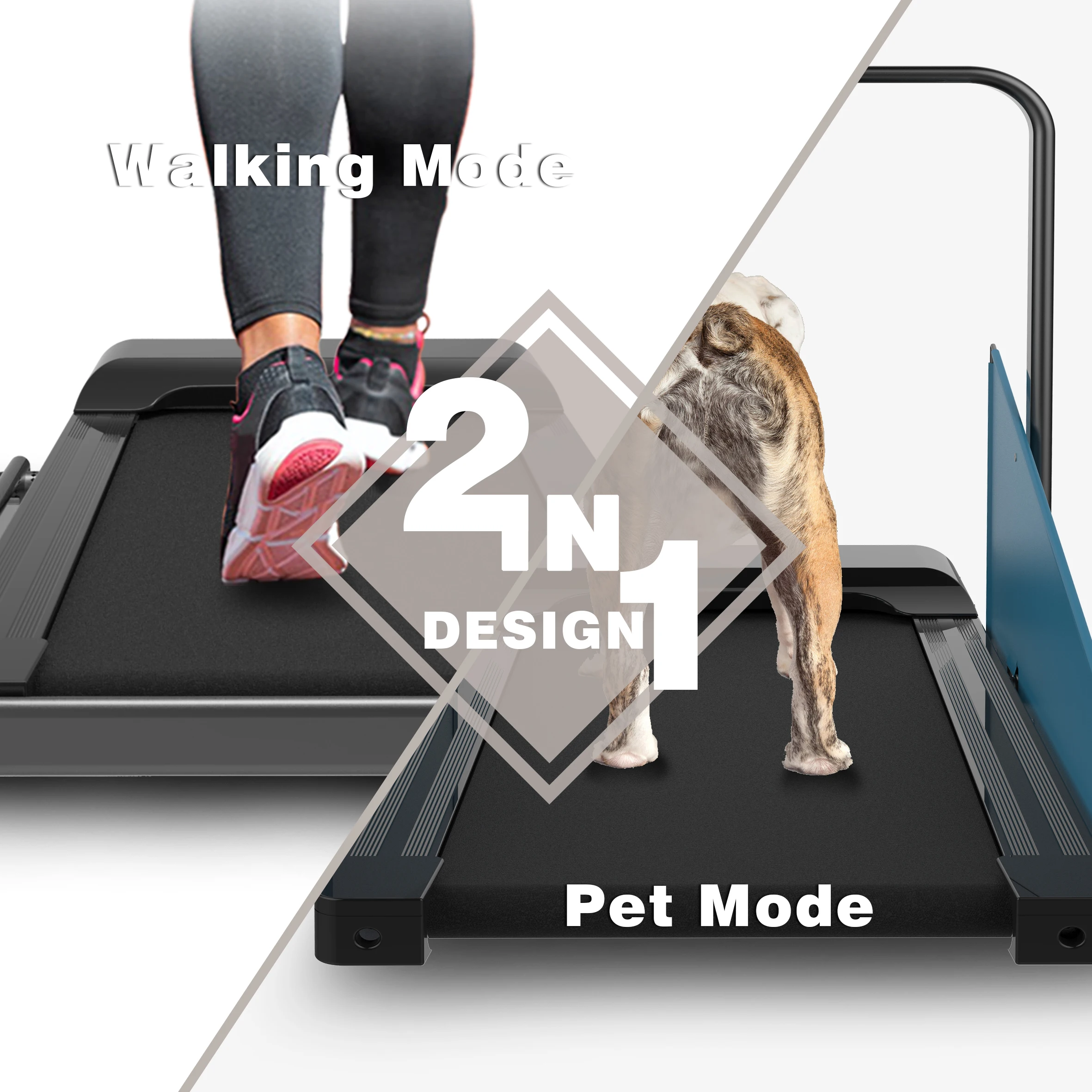 2ni1 Pet Treadmill Electric Running Equipment Animal Home Electric ...