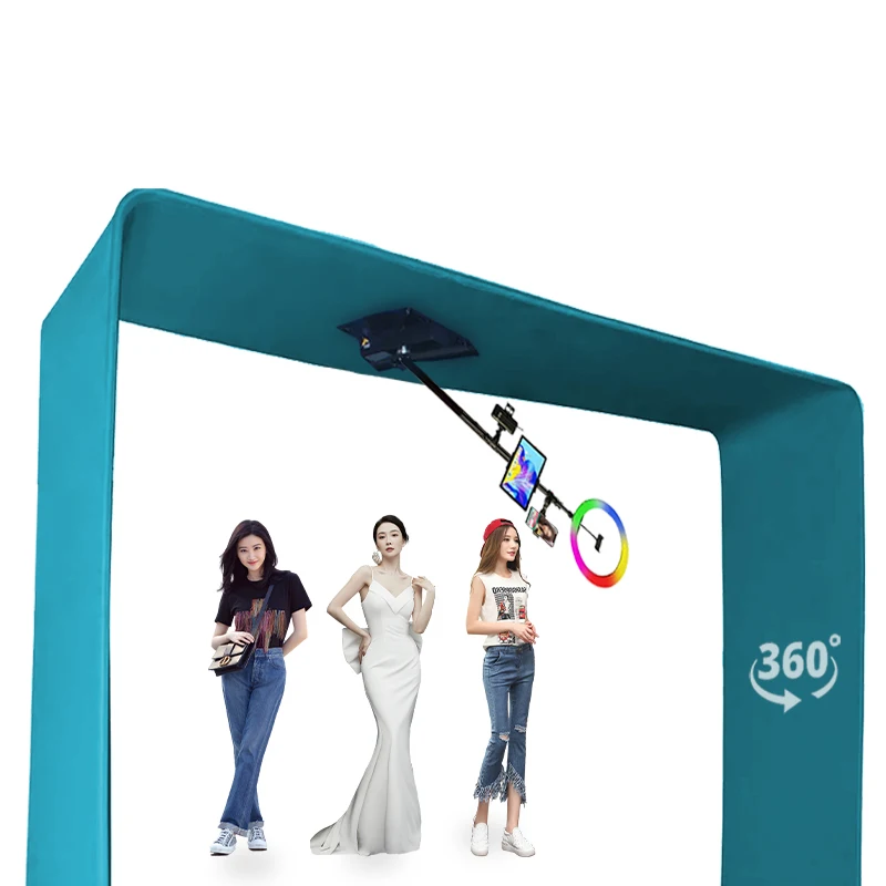 Economical Custom Design 360 Photo Booth Video Camera Portable 360 ...