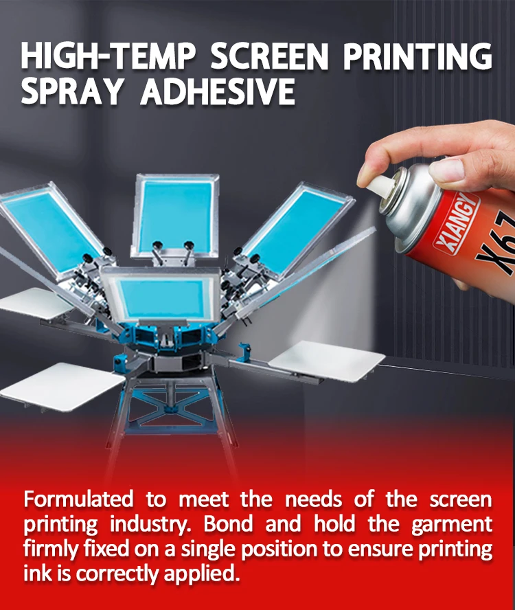 Designed For Textile Screen Printer Aerosol Spray - Buy Offer A Quick ...