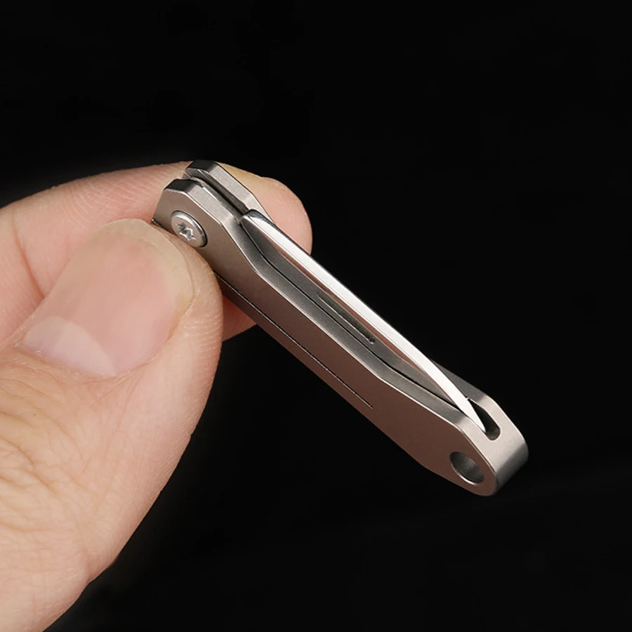 Mini Edc Pocket Knife,Small Folding Knife With Built-in Keychain Hole ...