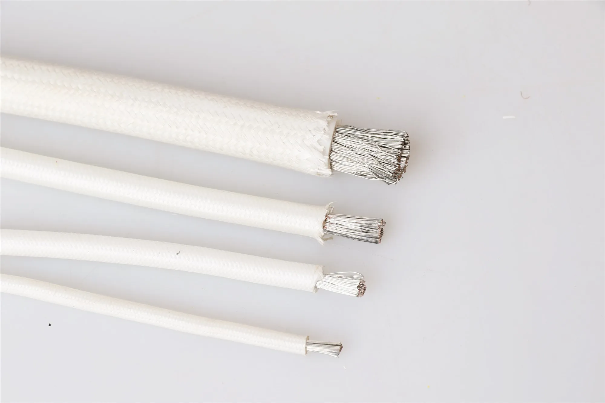 12AWG Silicone Fiberglass Braid Wire - High Temperature Motor Lead Wire