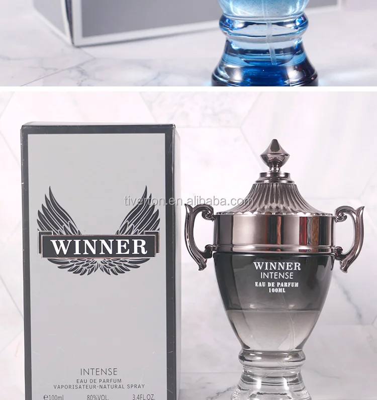 Popular Men Perfume With Champion Cup Design For Wholesale And Long ...