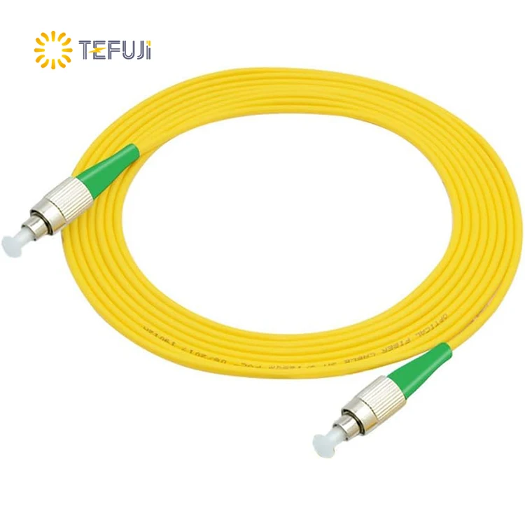 Network Line Communictaion Single Mode Fc/apc Optic Fiber Patch Cord ...
