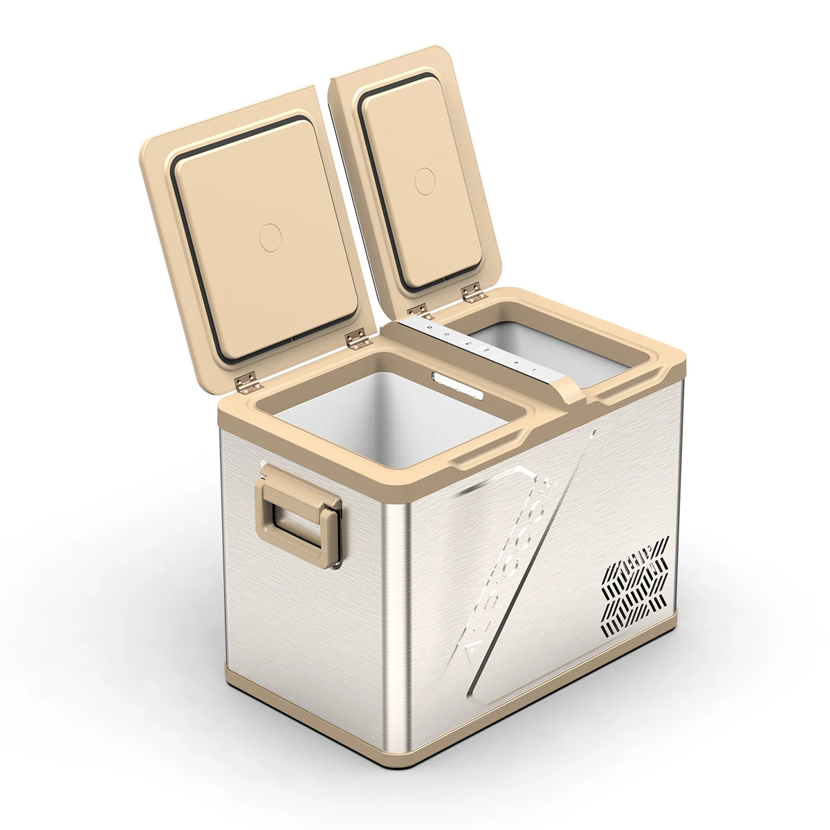 Qlh45 12v Rv Compressor Freezer Heat Insulation Fridge Metal Texture ...