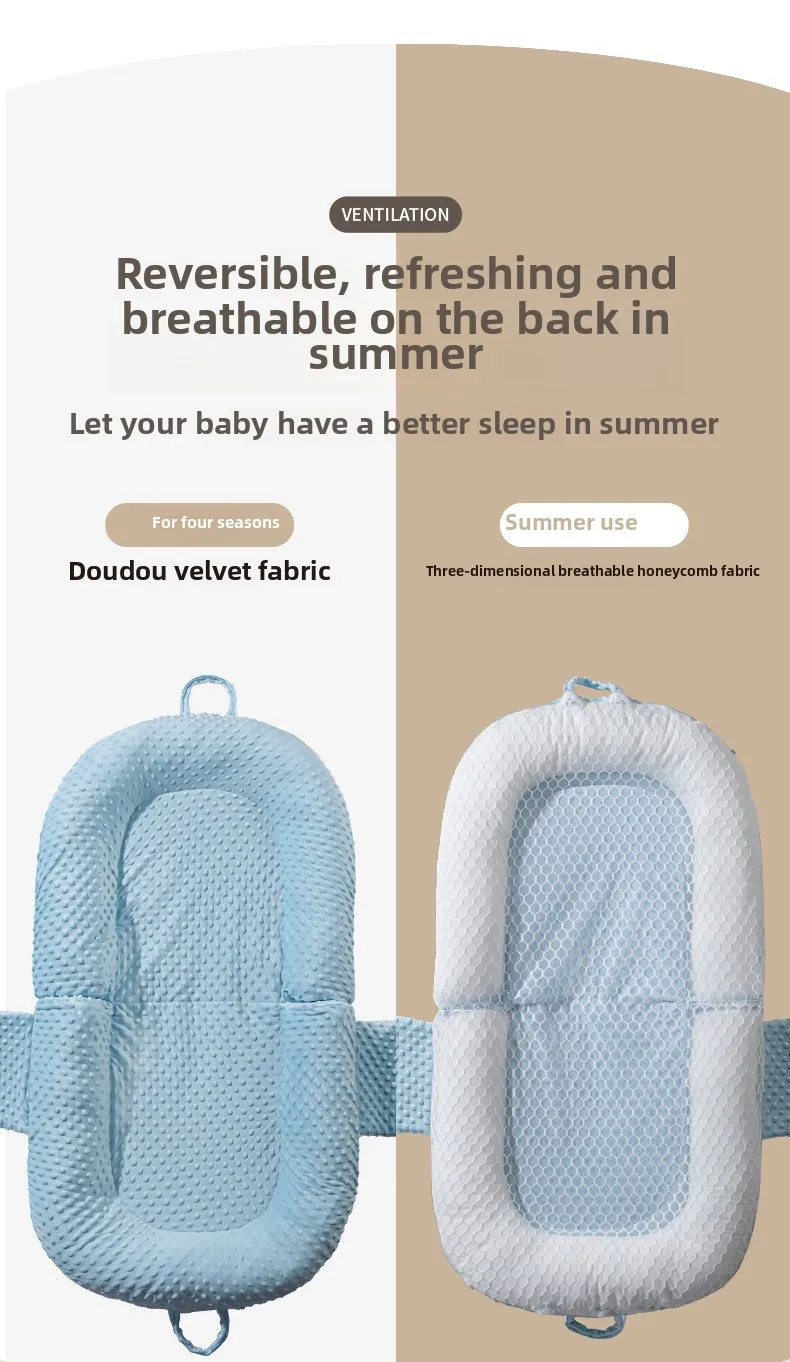 Newborn Baby Anti-Jump Floor-Standing Wake-Up Sleeping Pad Spitting ...