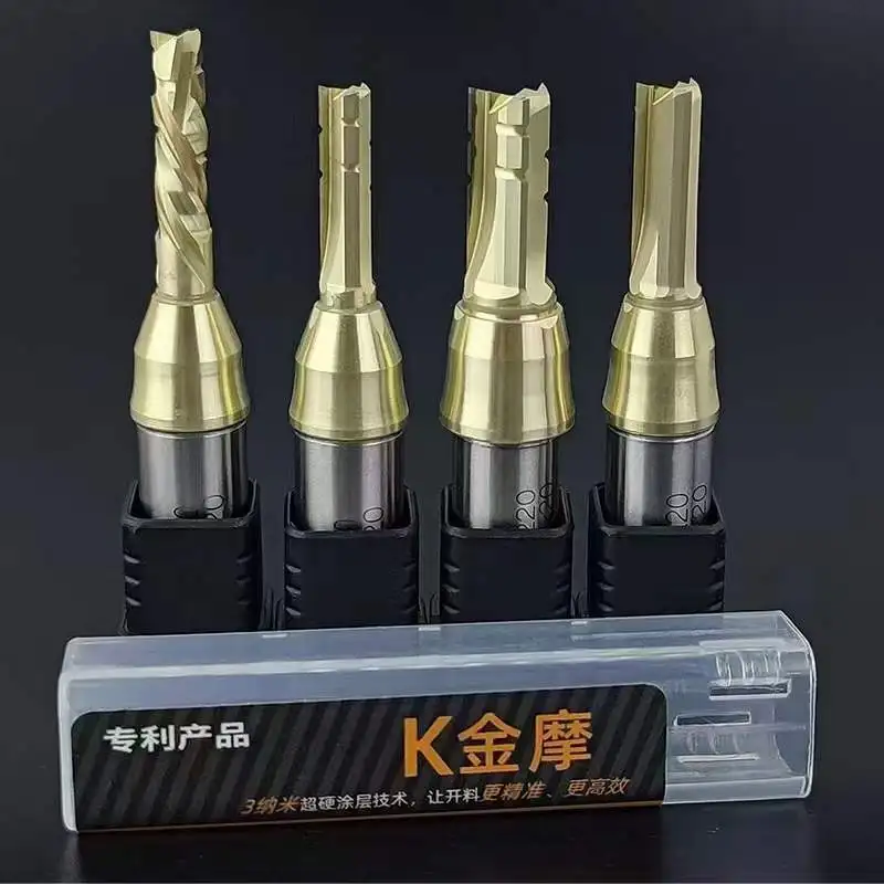 Woodworking TCT Router Bit Cutting Wood Acrylic PVC MDF Spiral Carbide ...