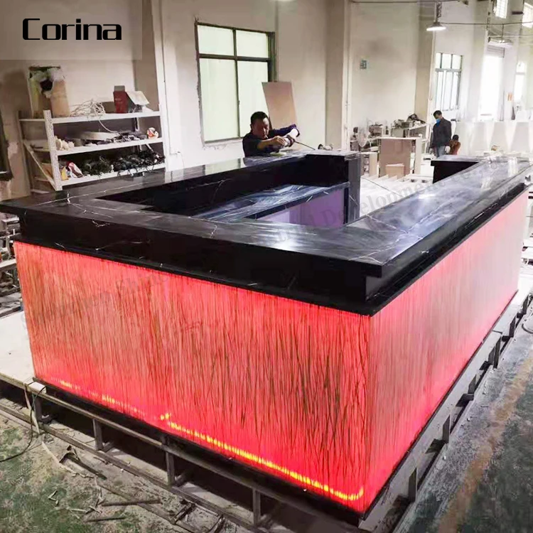 Bar Table LED Bar Counter - Modern & Customizable Design