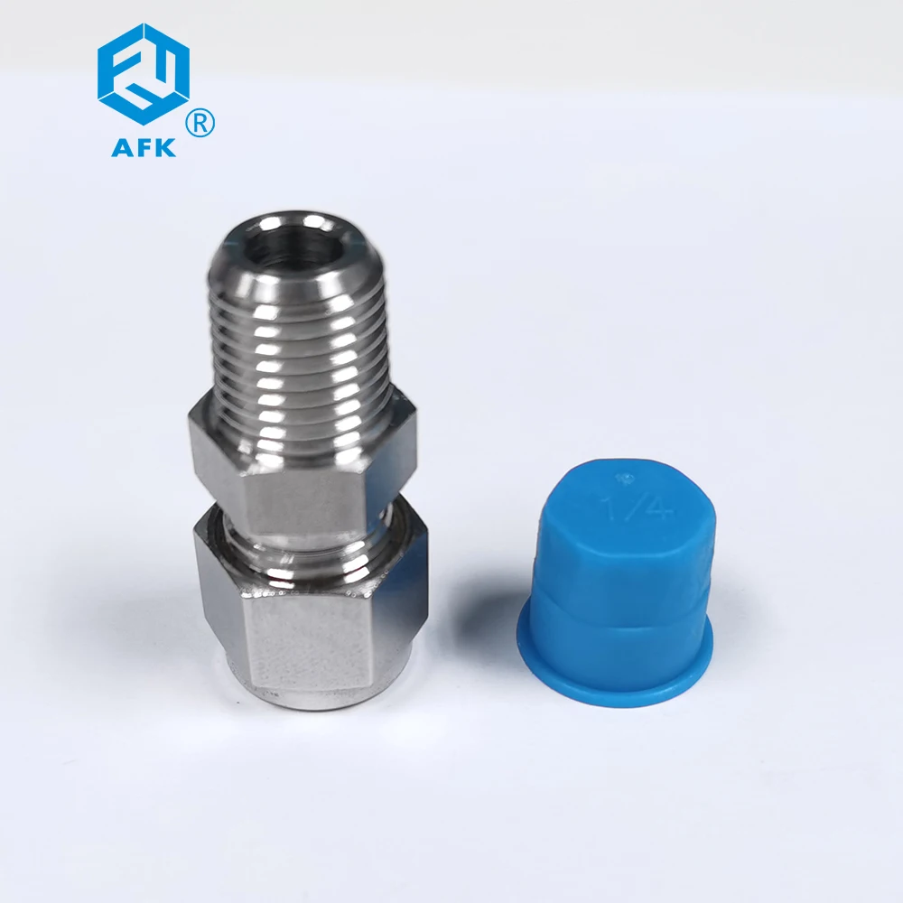 8mm Od Male Connector Ss316 Pipe Fitting Male Thread Connector Fitting ...
