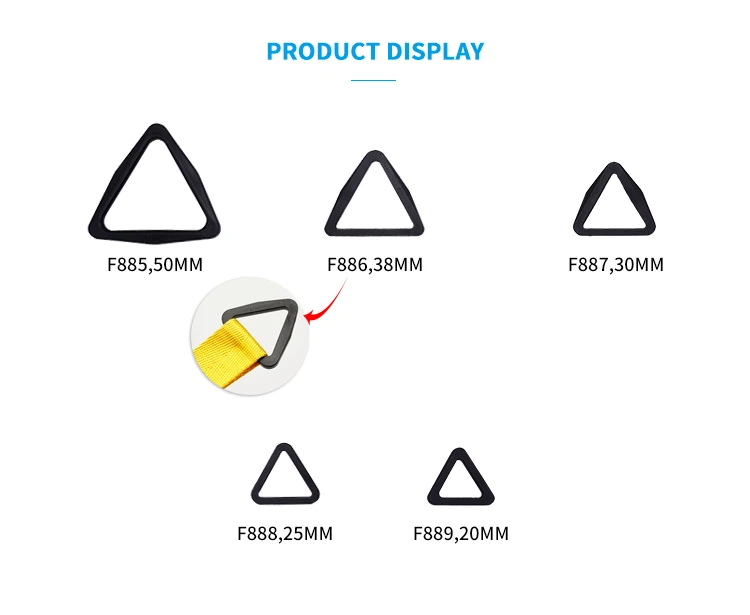 Wholesale Triangle Plastic Ring Buckle for Bag - Durable & Secure