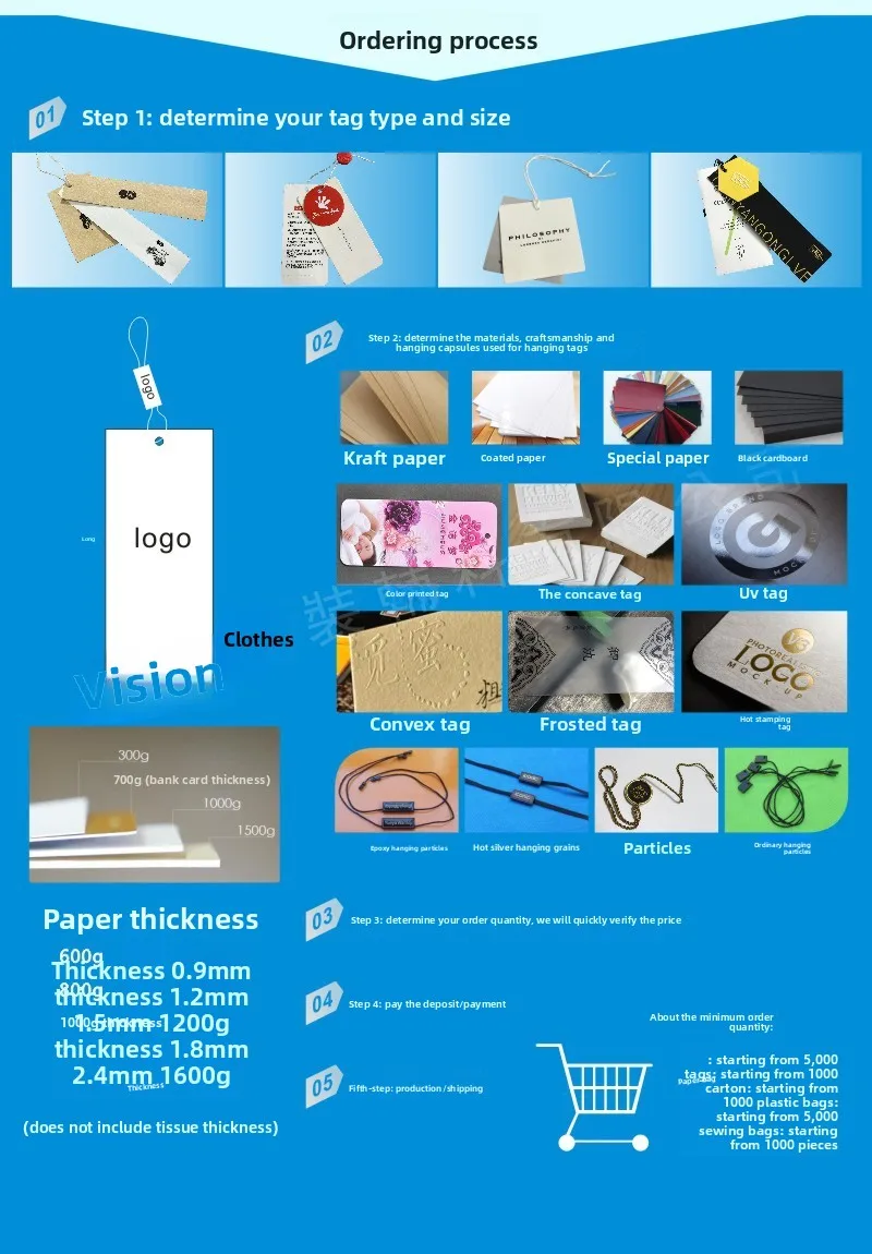 Manufacturer Customized Concave Convex Hot Stamping Cut Clothing Tags ...