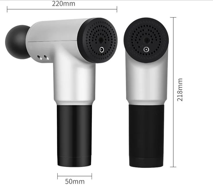 Oem 6 Speed Custom Thera Gun Small Vibration Lcd Massage Gun Buy Abox Muscle Ronix Black