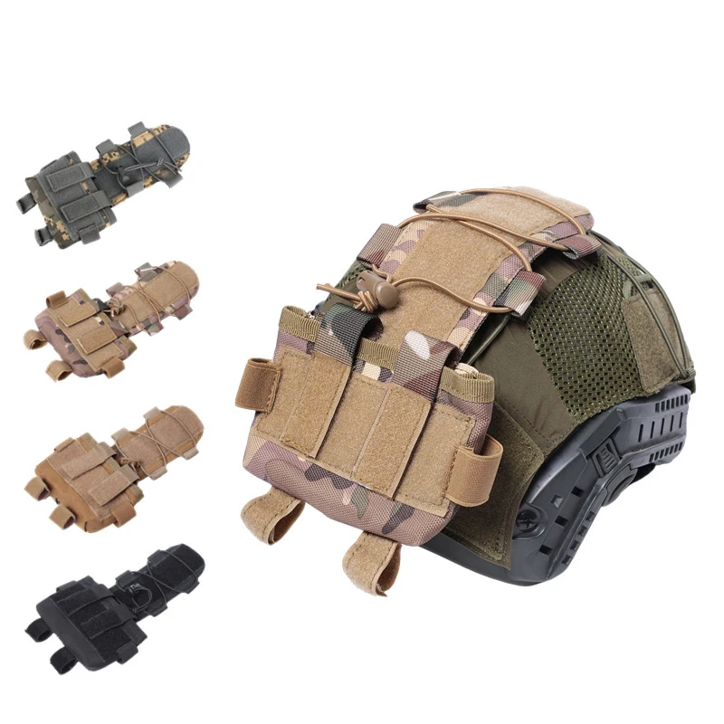 Helmet Battery Pack Tactical Camouflage Multi-function Weight Bag ...