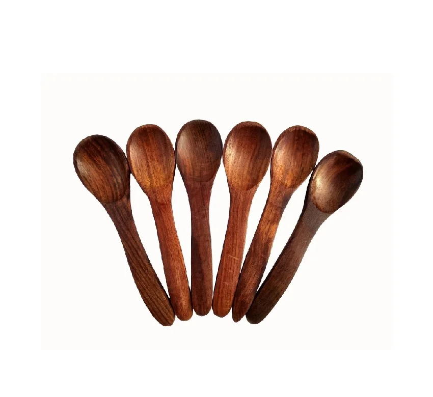 High Quality Mango Wood Mini Spoon Kitchen Utensils Set With Acacia ...