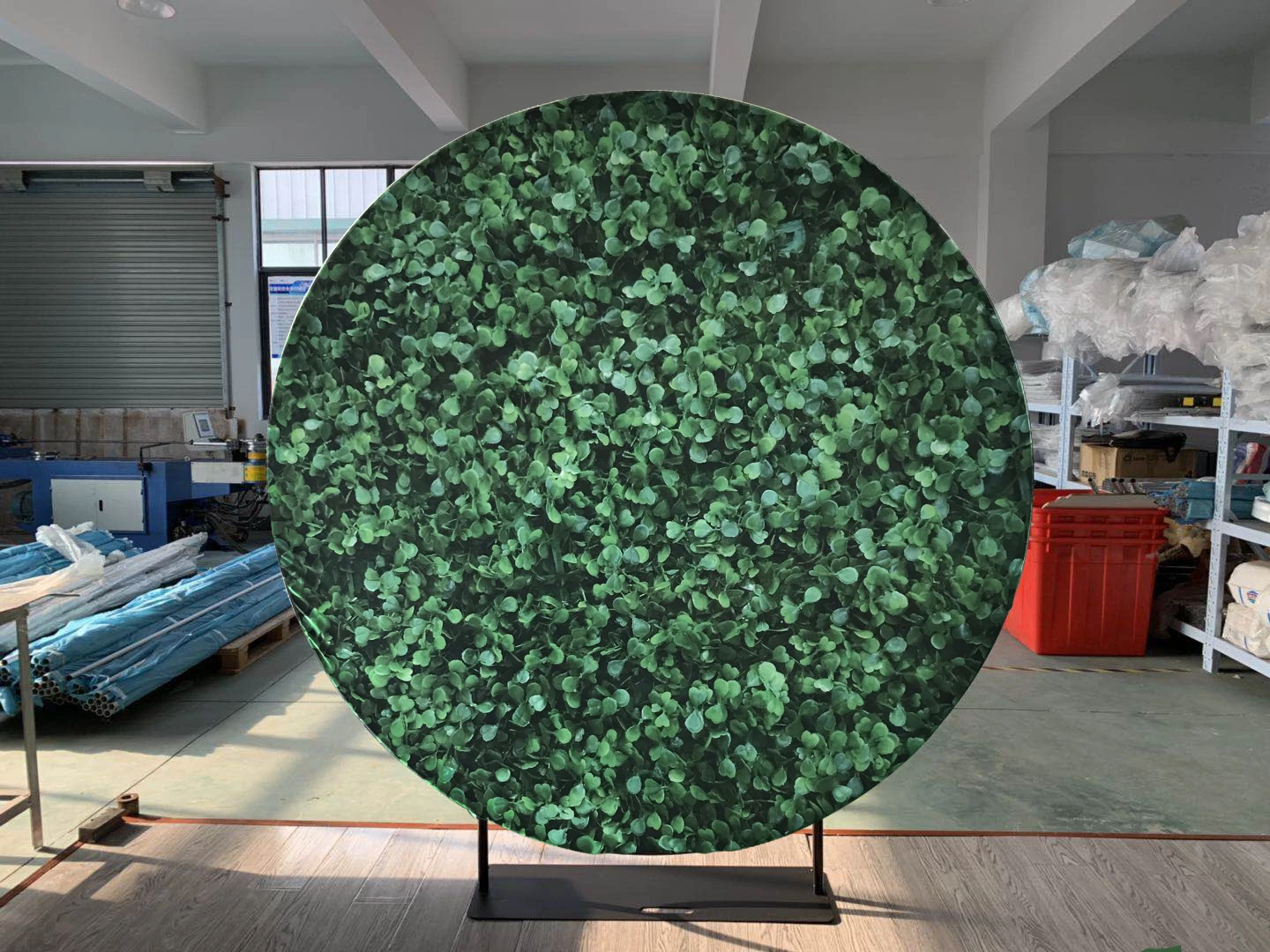 7ft Diameter Frame Custom Printing Tension Fabric Wedding Round ...