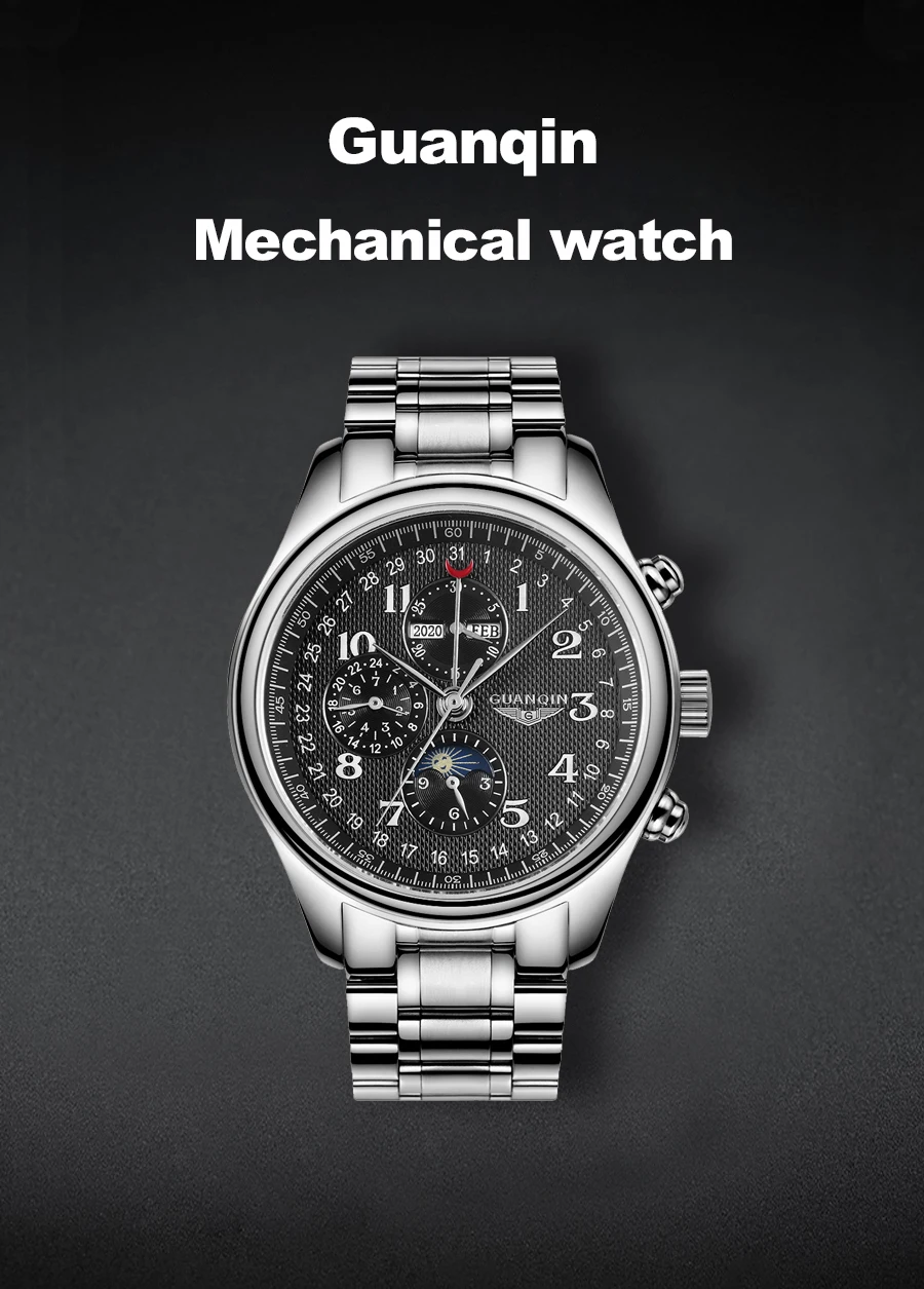 Custom Logo Automatic Brand Watches Men Wrist Luxury Watch Mechanical ...