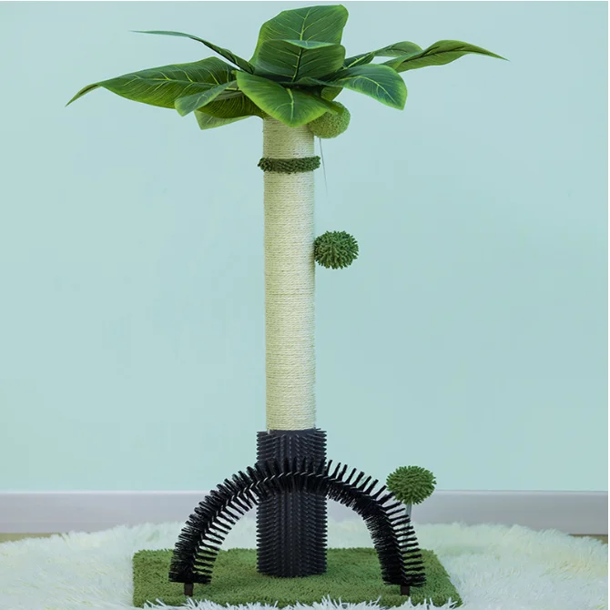 Indoor Cat Scratch Tree With Premium Sisal Rope Cute Coconut Tree ...