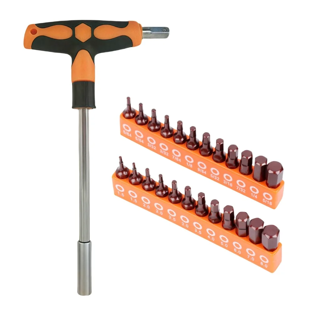 S2 Alloy Steel Hexagonal Screwdriver Socket Kit 25mm Long T-I Type ...