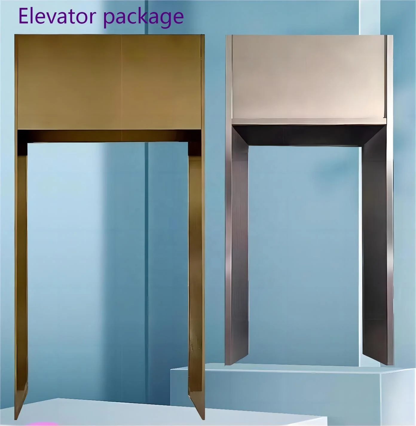 Hotel Lobby Elevator Elevators Of Stainless Steel Shell Edging Housing ...