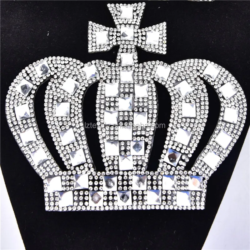 16,5*11,7 cm corona diamante adhesivo de fusión en caliente de ...
