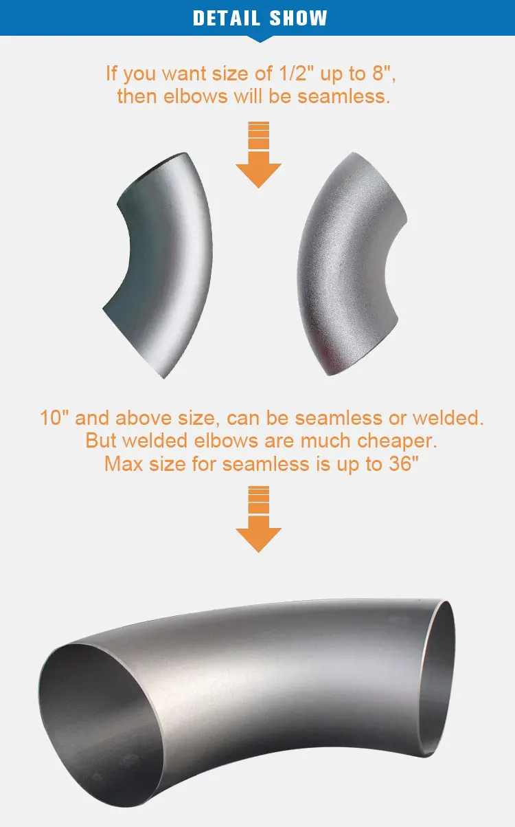 5d Pipe Elbow Bend Dn200 8inch Sch40s 90 Degree Bend - Buy Elbow Bend ...