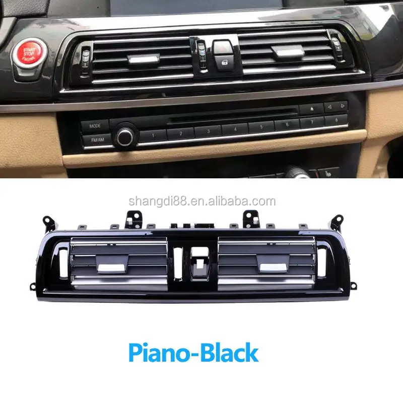 Car Interior Front Central Fresh Air Conditioning Chromed Ac Vent ...