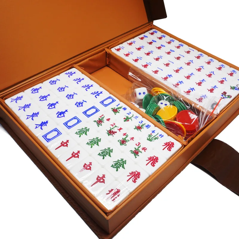 Premium Acrylic Mahjong Set American Japanese Chinese Taiwanese ...