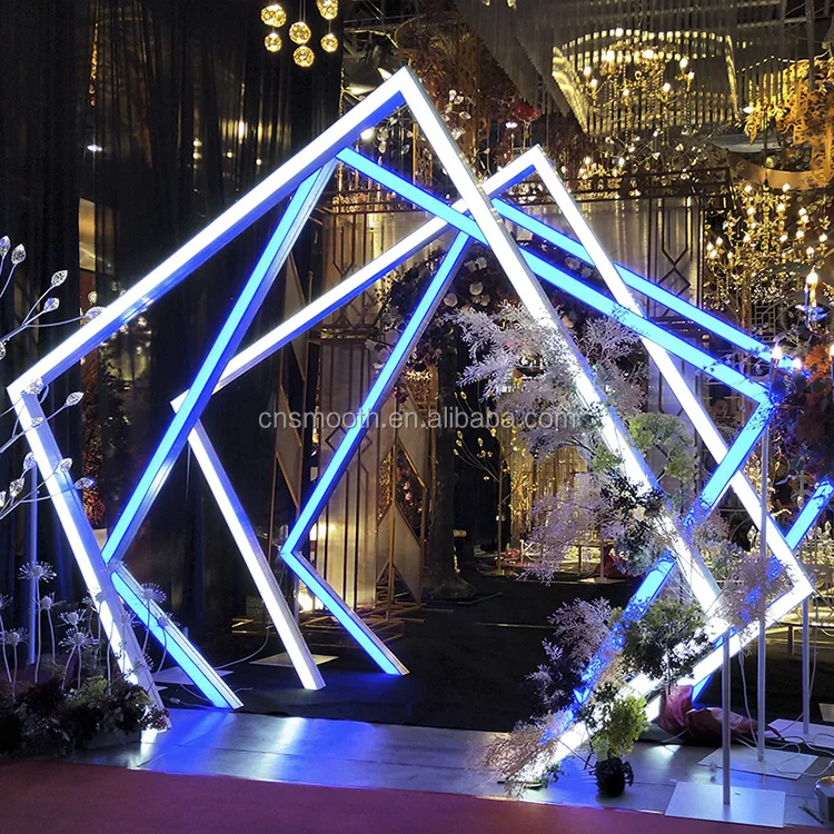 Wedding Party Aisle Entrance Decoration - LED Lighted Pathway