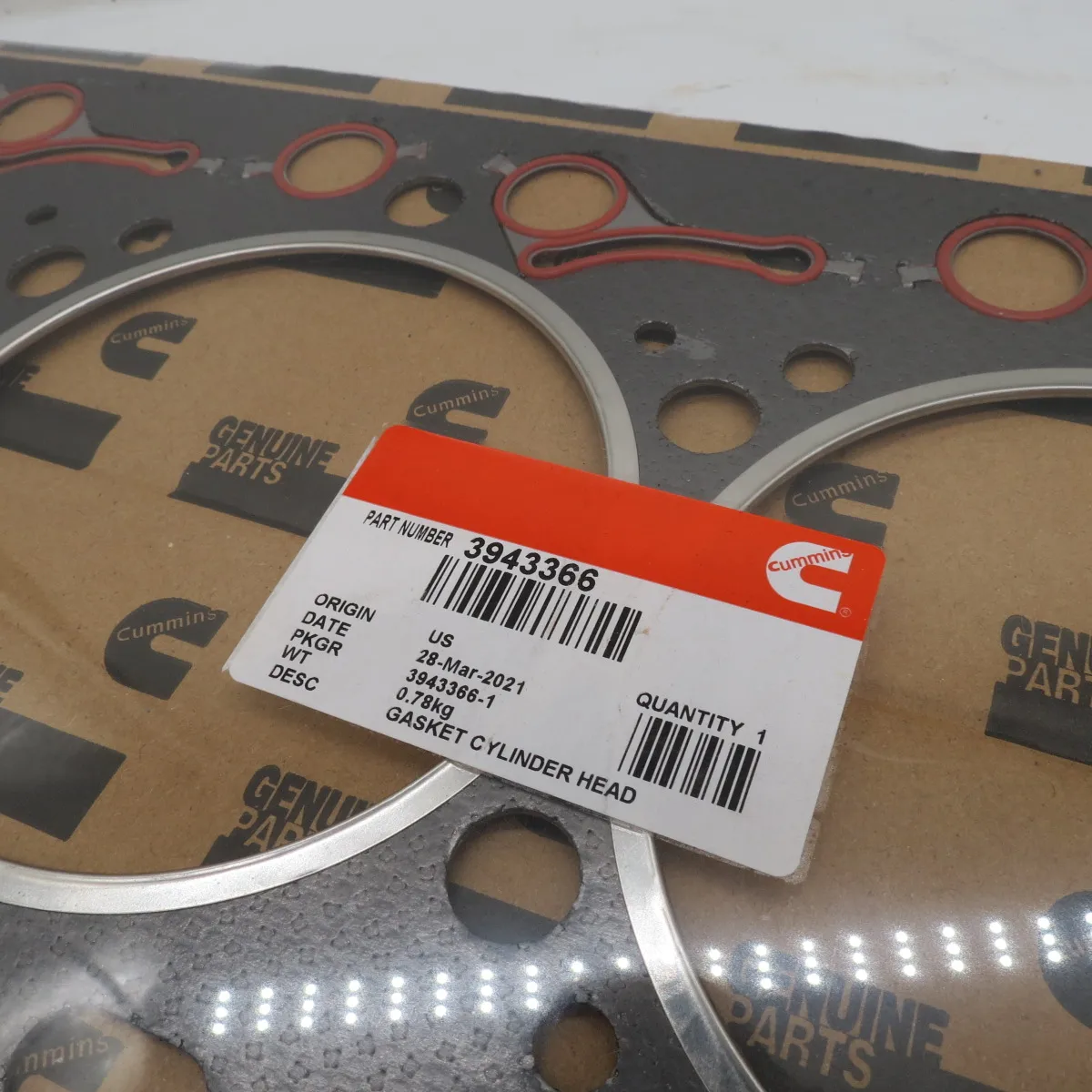 Trucks And Cars Auto Parts Cylinder Head Gasket 3943366 - Buy Cylinder ...