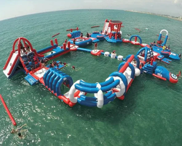 Outdoor Safety Playground Inflatable Water Parks Amusement Park ...