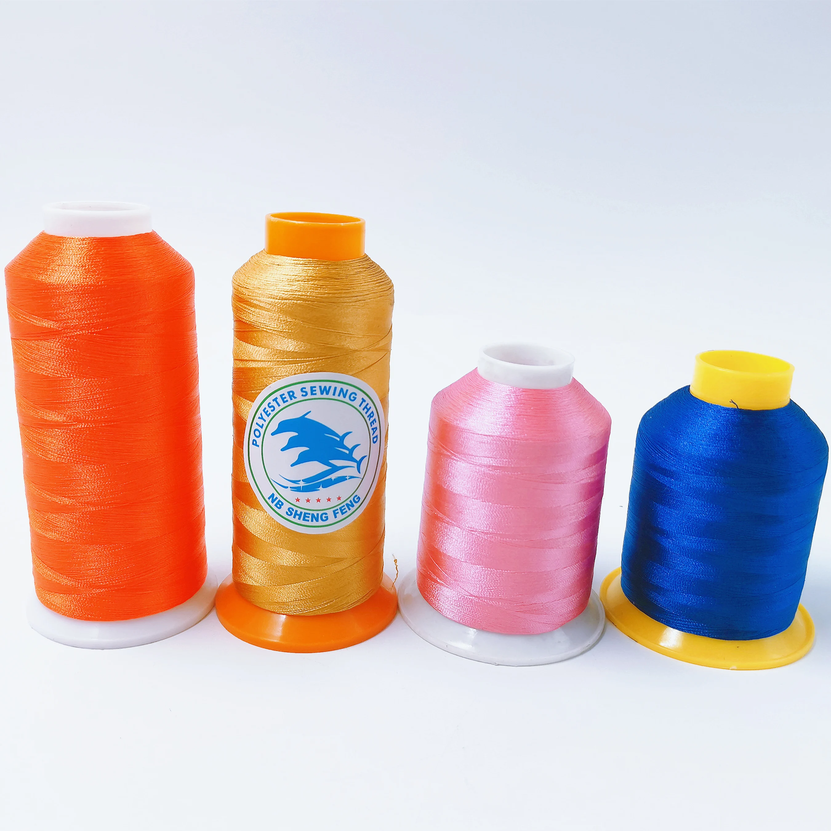 High Quality 100% Polyester Embroidery Threads 40G for Machine ...